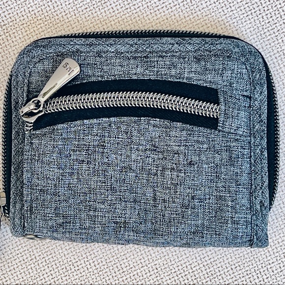 lug | Bags | Lug Handspring Mini Rfid Wallet Heather Grey Nwot | Poshmark